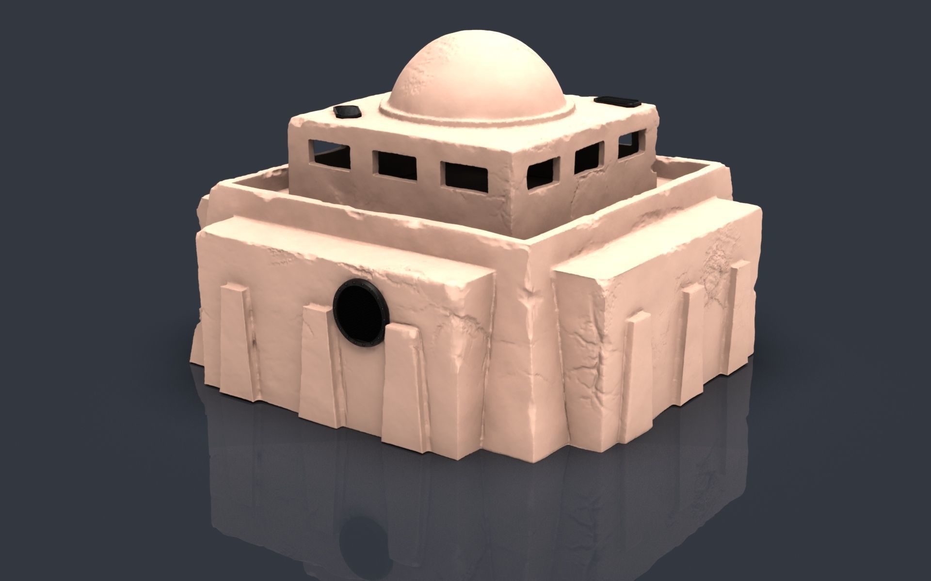 Star wars Tatooine Building pack for print 3D model 3D printable | CGTrader