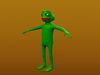 3D model Pepe the Frog Full Body Rigged Character VR / AR / low-poly ...