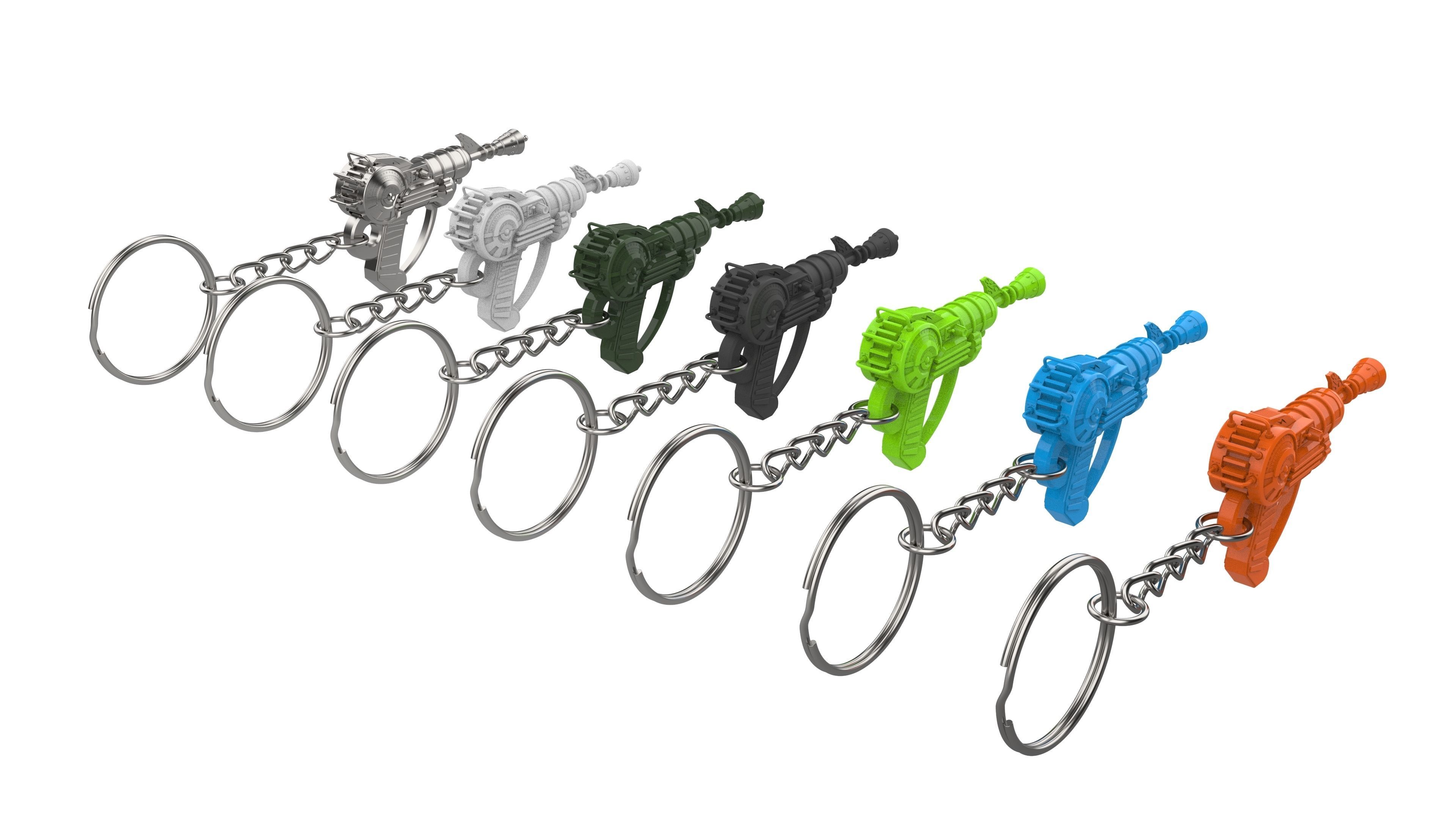Keychain - Ray Blaster - CoD - Printable model - STL 3D model 3D ...
