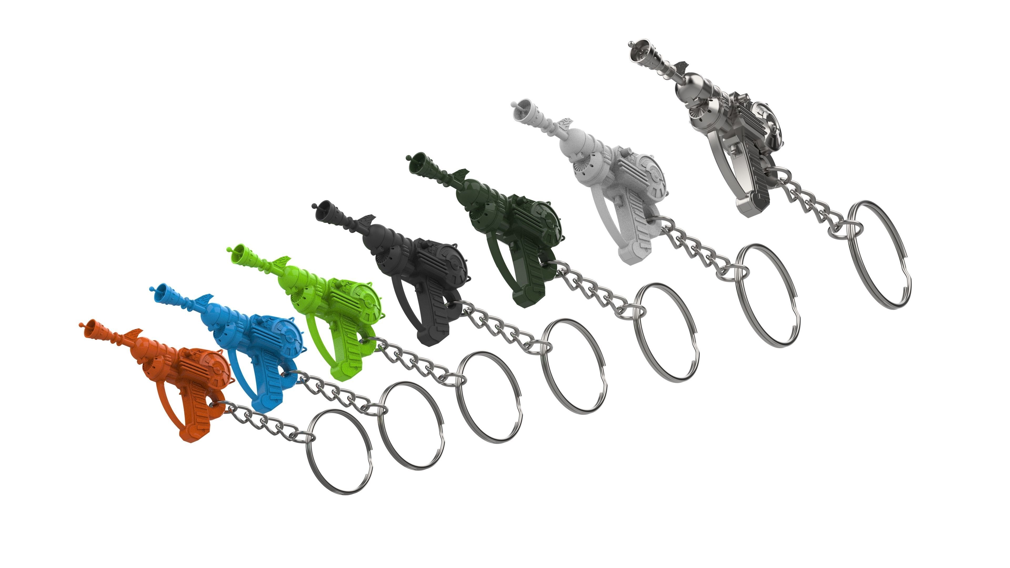 Keychain - Ray Blaster - CoD - Printable model - STL 3D model 3D ...