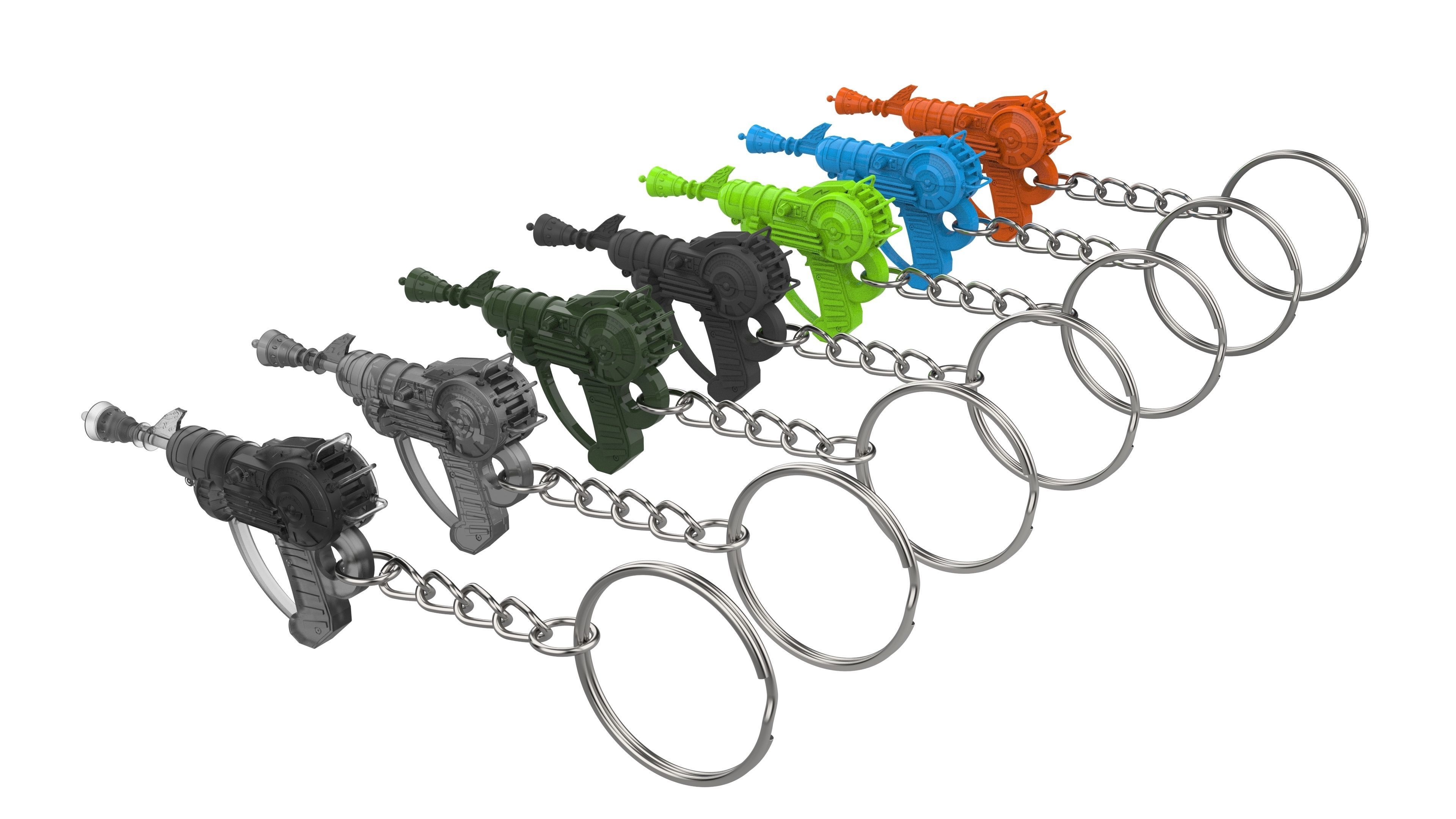 Keychain - Ray Blaster - CoD - Printable model - STL 3D model 3D ...