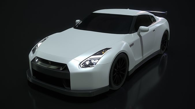 Nissan GTR Real Time Model 3D model | CGTrader
