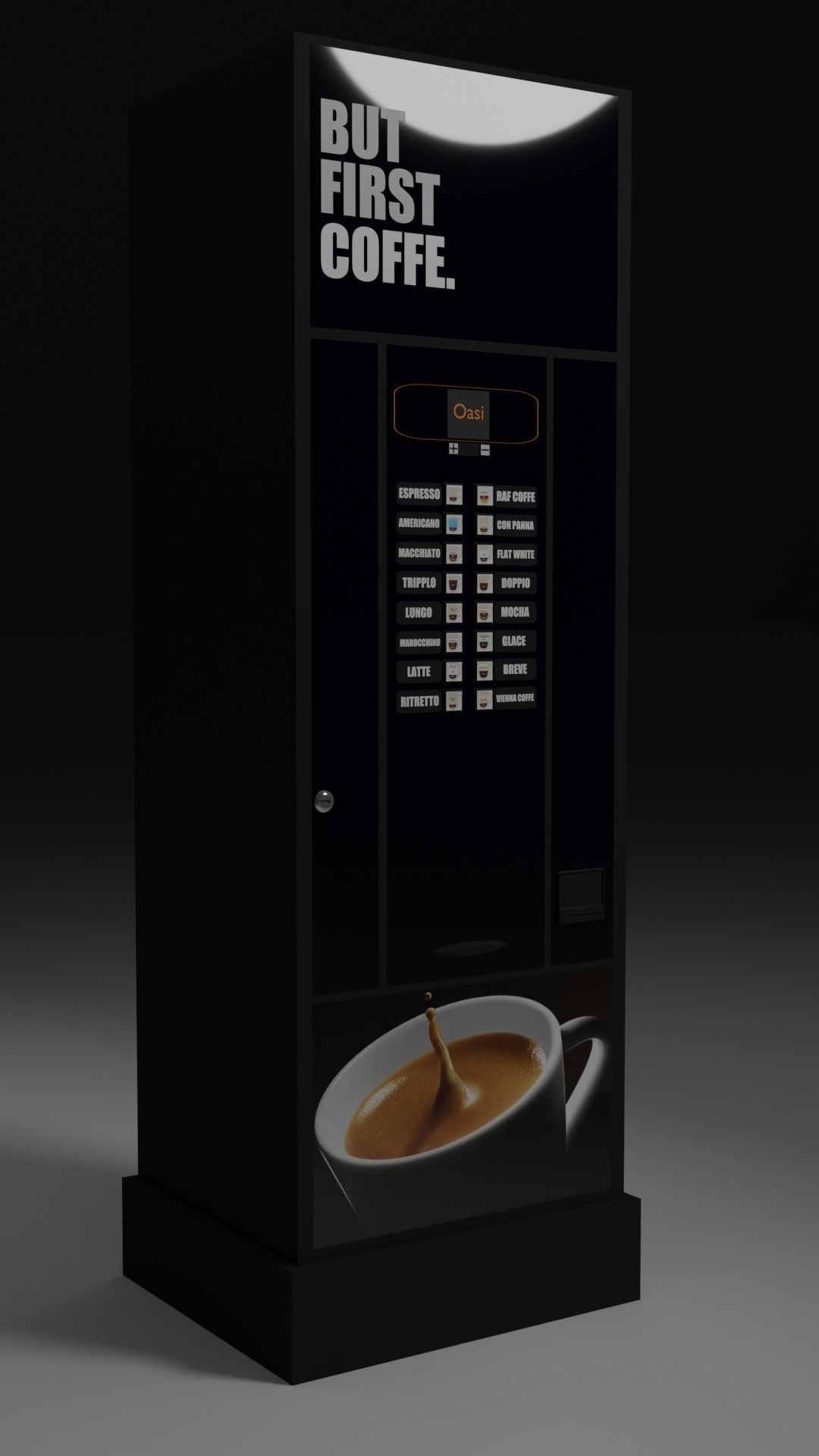 Coffe Vending Machine 3D model | CGTrader