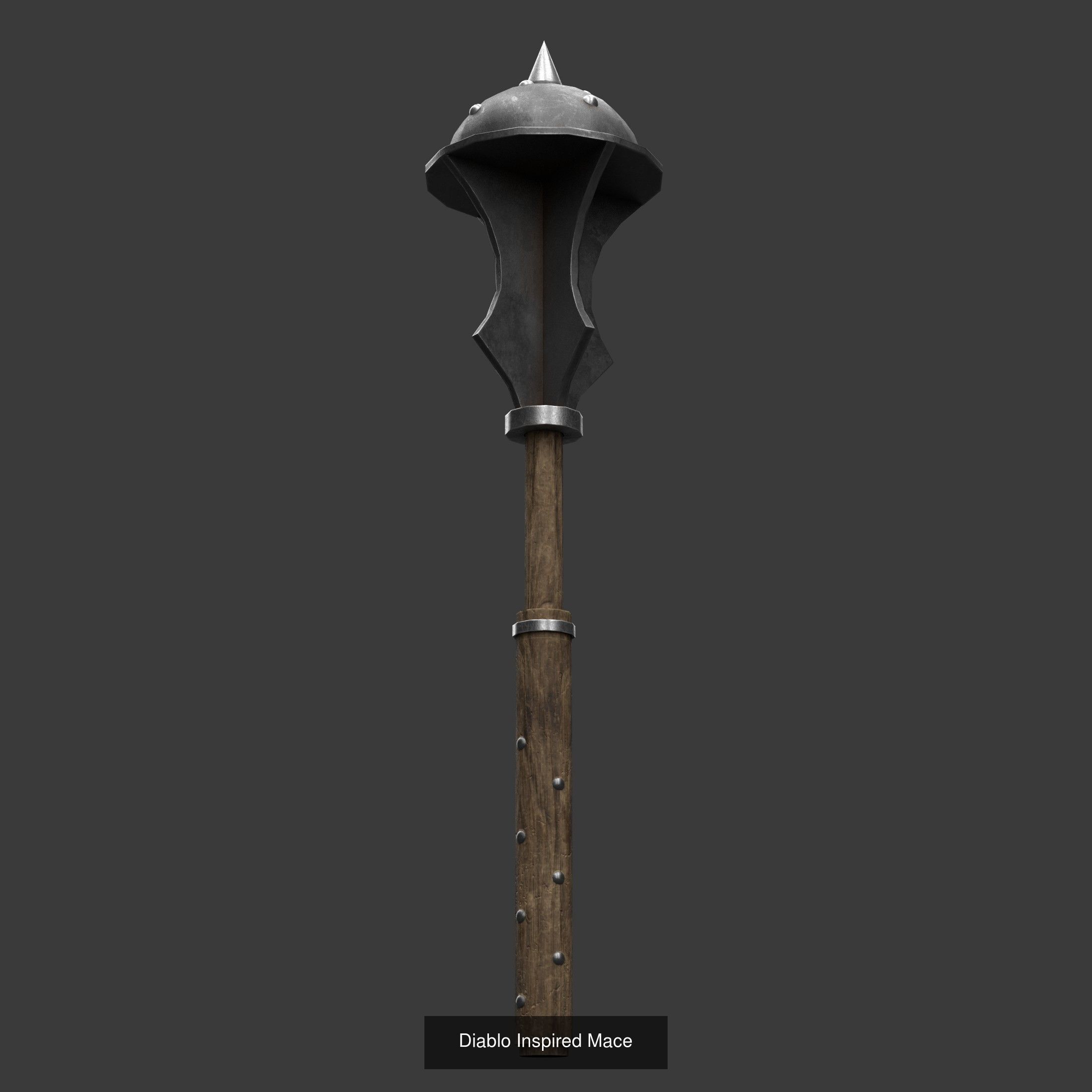 Diablo Style Melee Weapons Pack 1 3D Model Collection VR / AR / low ...