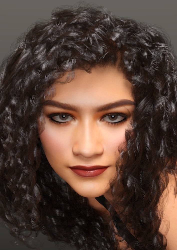 Zendaya for Genesis 8-1 Female 3D model rigged | CGTrader