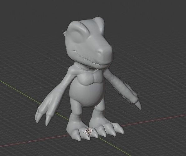 DIGIMON AGUMON 3D model 3D printable | CGTrader