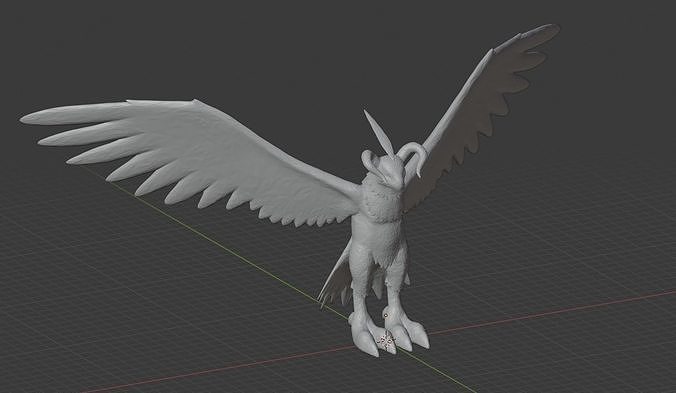 DIGIMON AQUILAMON 3D model 3D printable | CGTrader