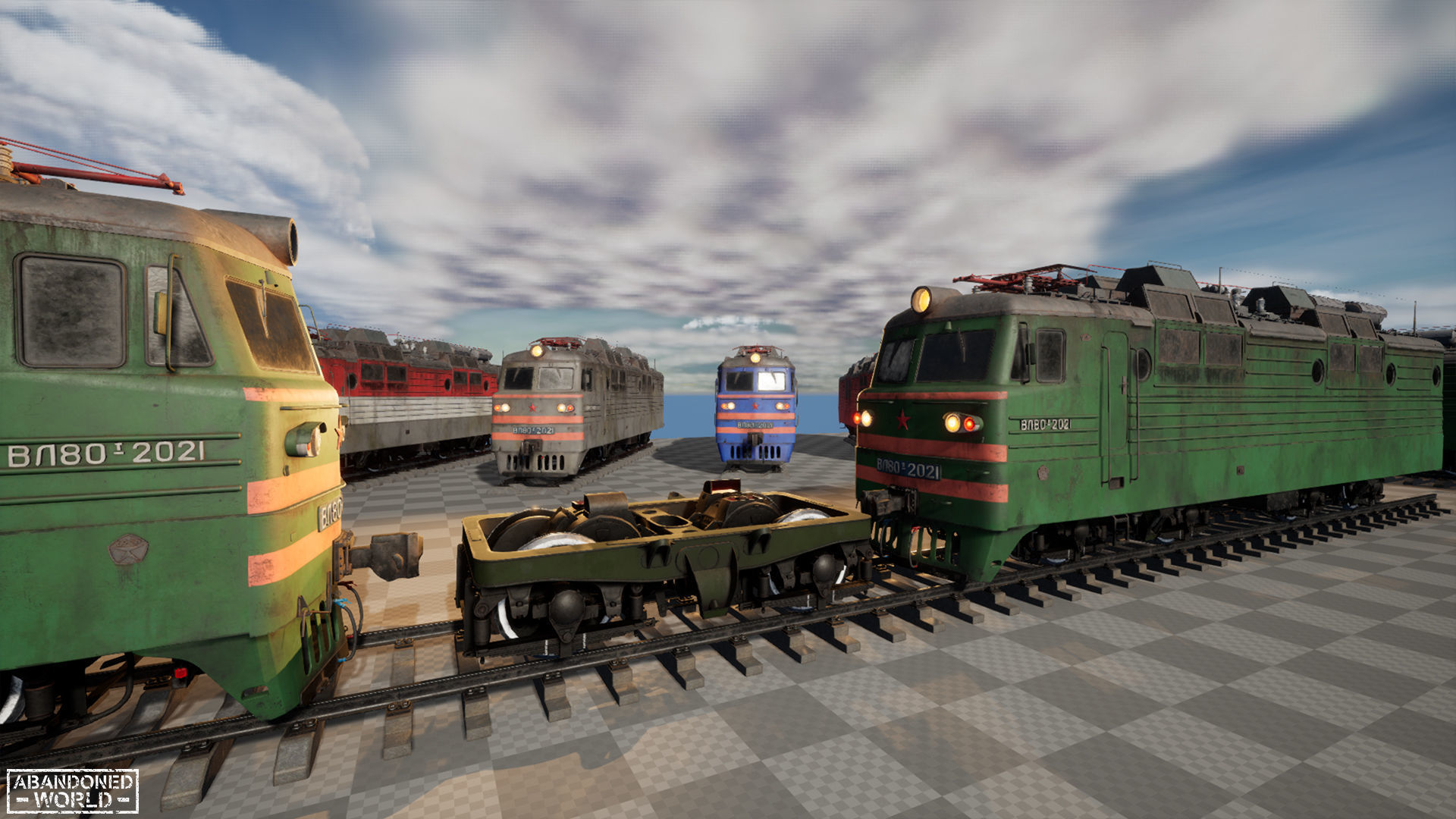 3D model Soviet Electric Locomotive for UE4 VR / AR / low-poly | CGTrader