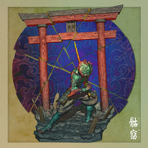 DEMON COLLECTION - DEMON SAMURAI 3D model 3D printable | CGTrader