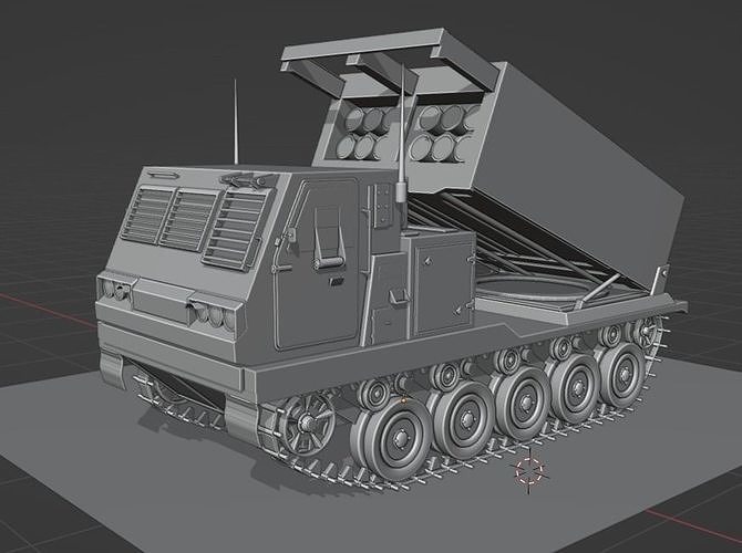 3D model M270 MLRS Military Truck 3d Model VR / AR / low-poly | CGTrader