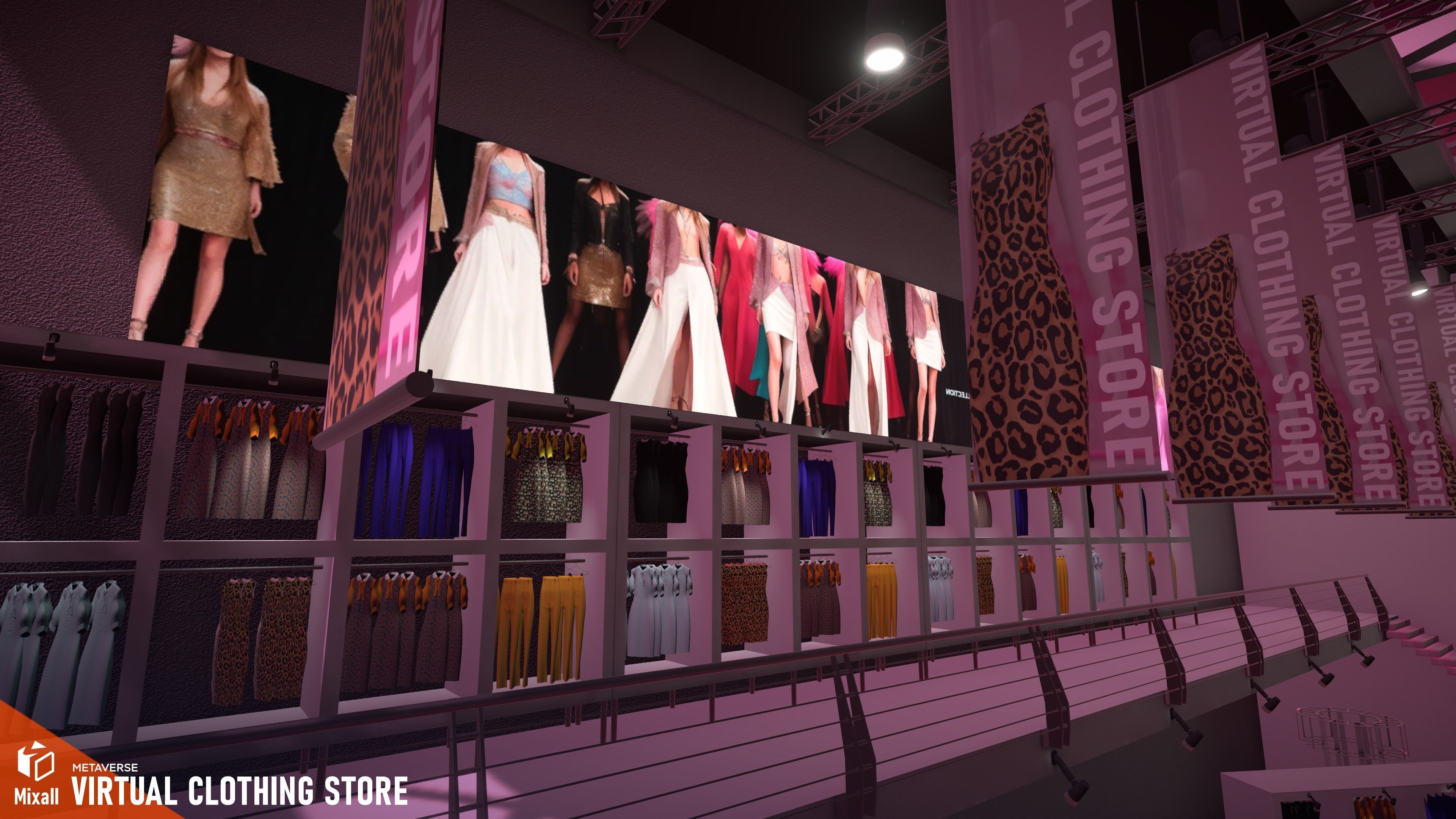 3D model Virtual Clothing Store - Metaverse VR / AR / low-poly | CGTrader