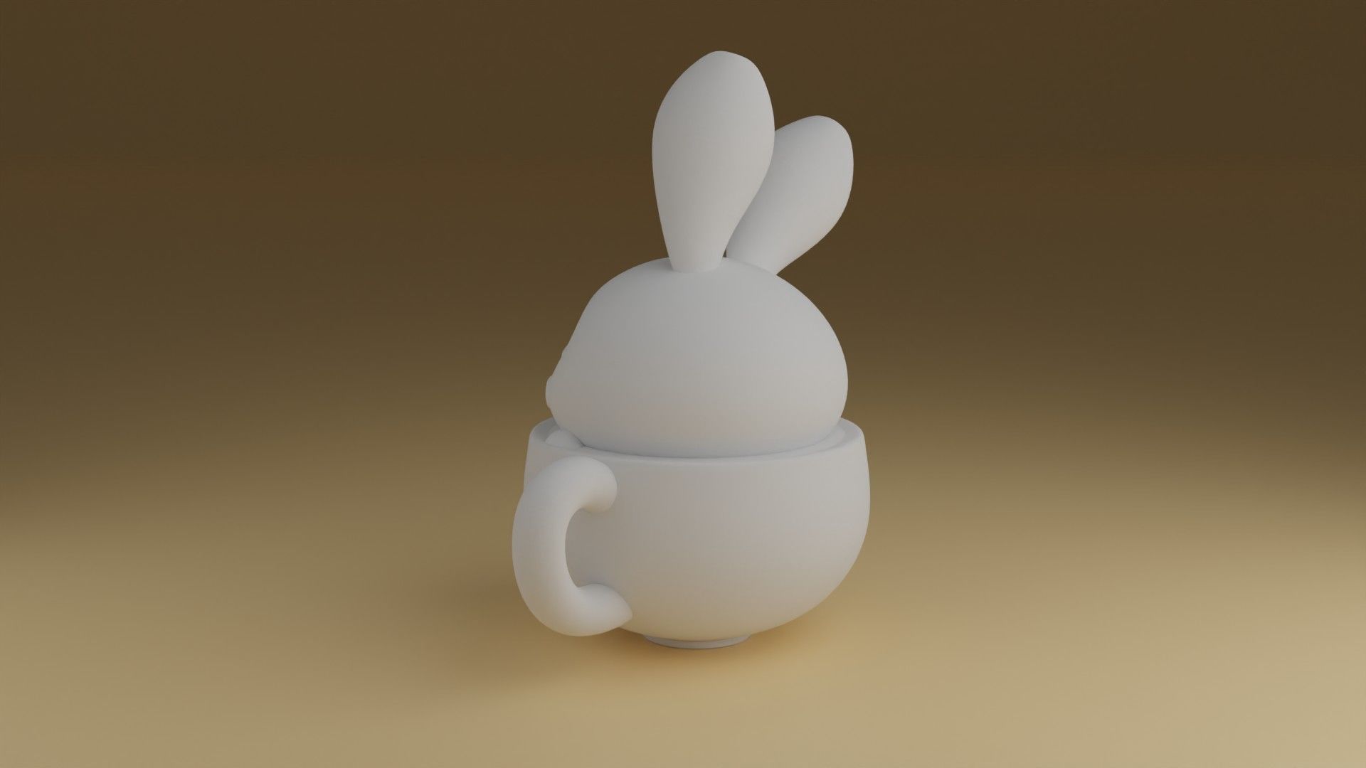 rabbit 3D model 3D printable | CGTrader