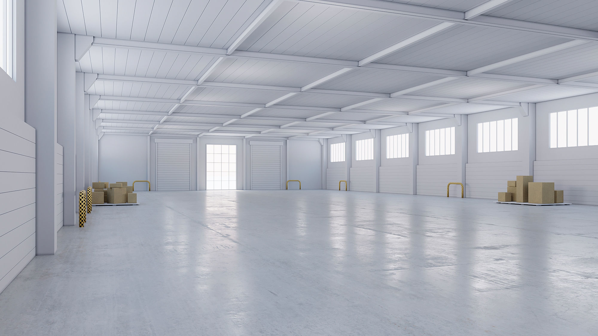 5 Low Poly Warehouse Collection vol 01 VR / AR / low-poly | CGTrader