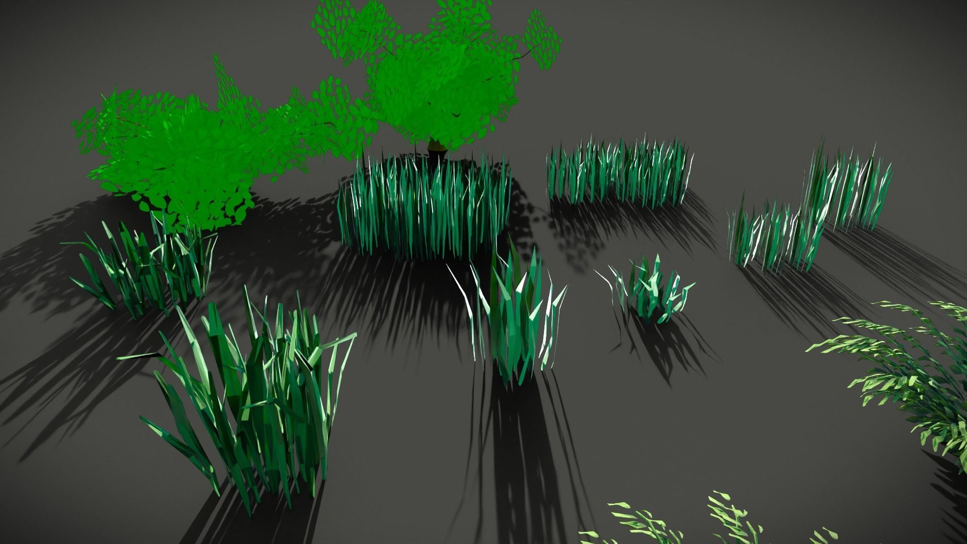 3D model Stylized Foliage Pack - Perfect for Game Environments VR / AR ...