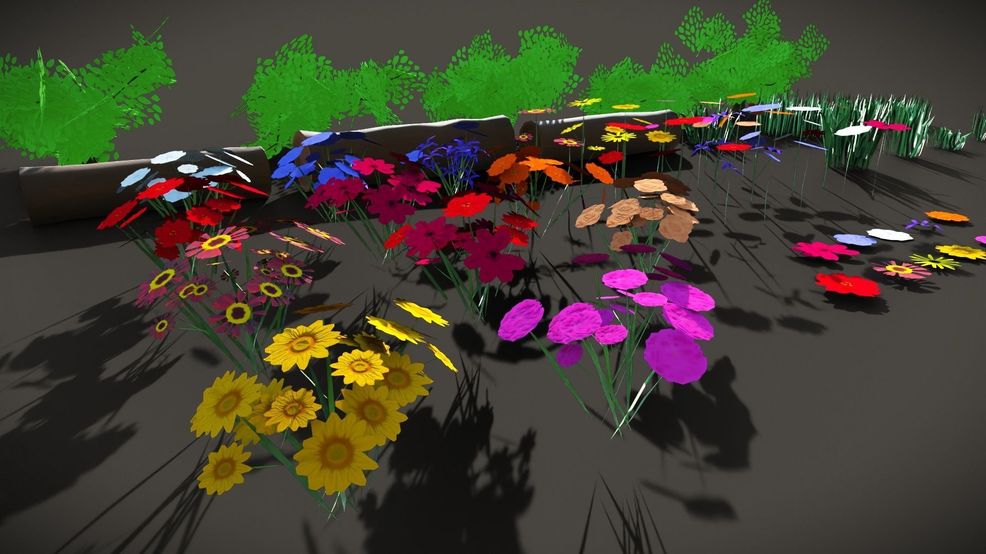 3D model Stylized Foliage Pack - Perfect for Game Environments VR / AR ...