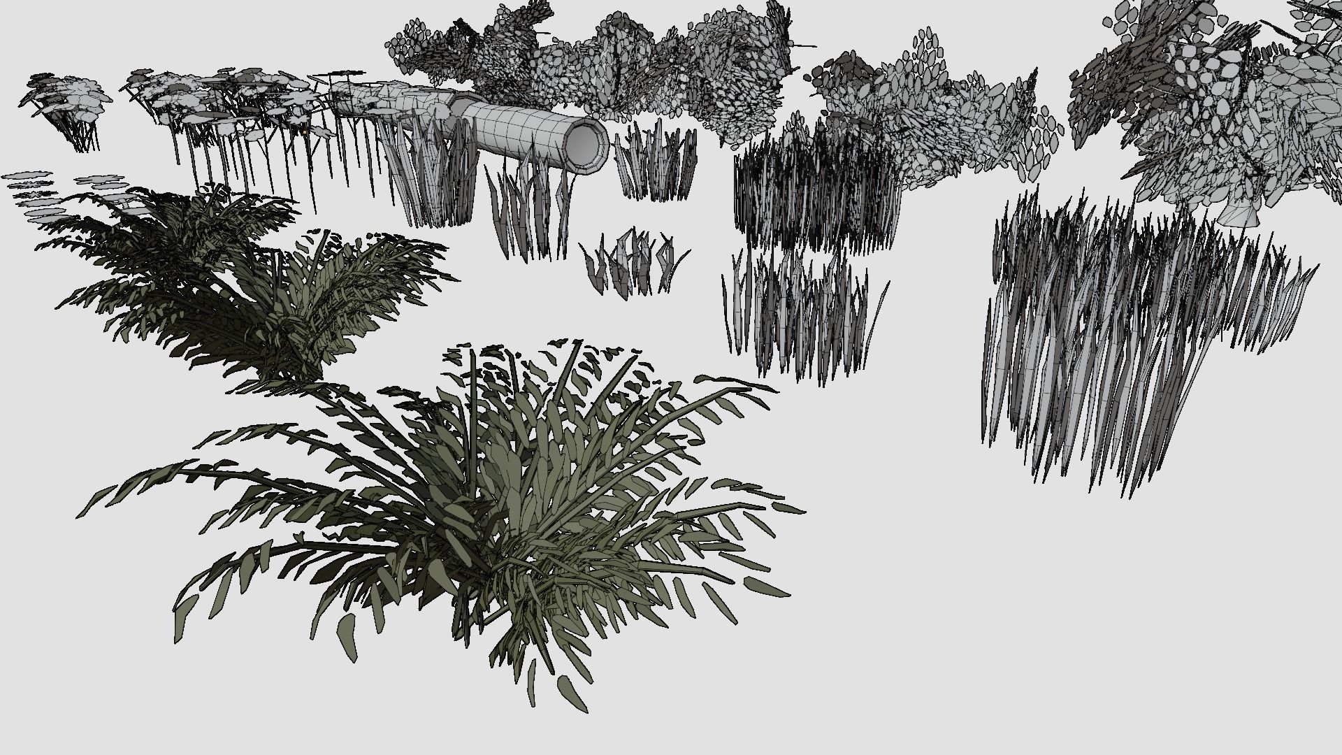 3D model Stylized Foliage Pack - Perfect for Game Environments VR / AR ...