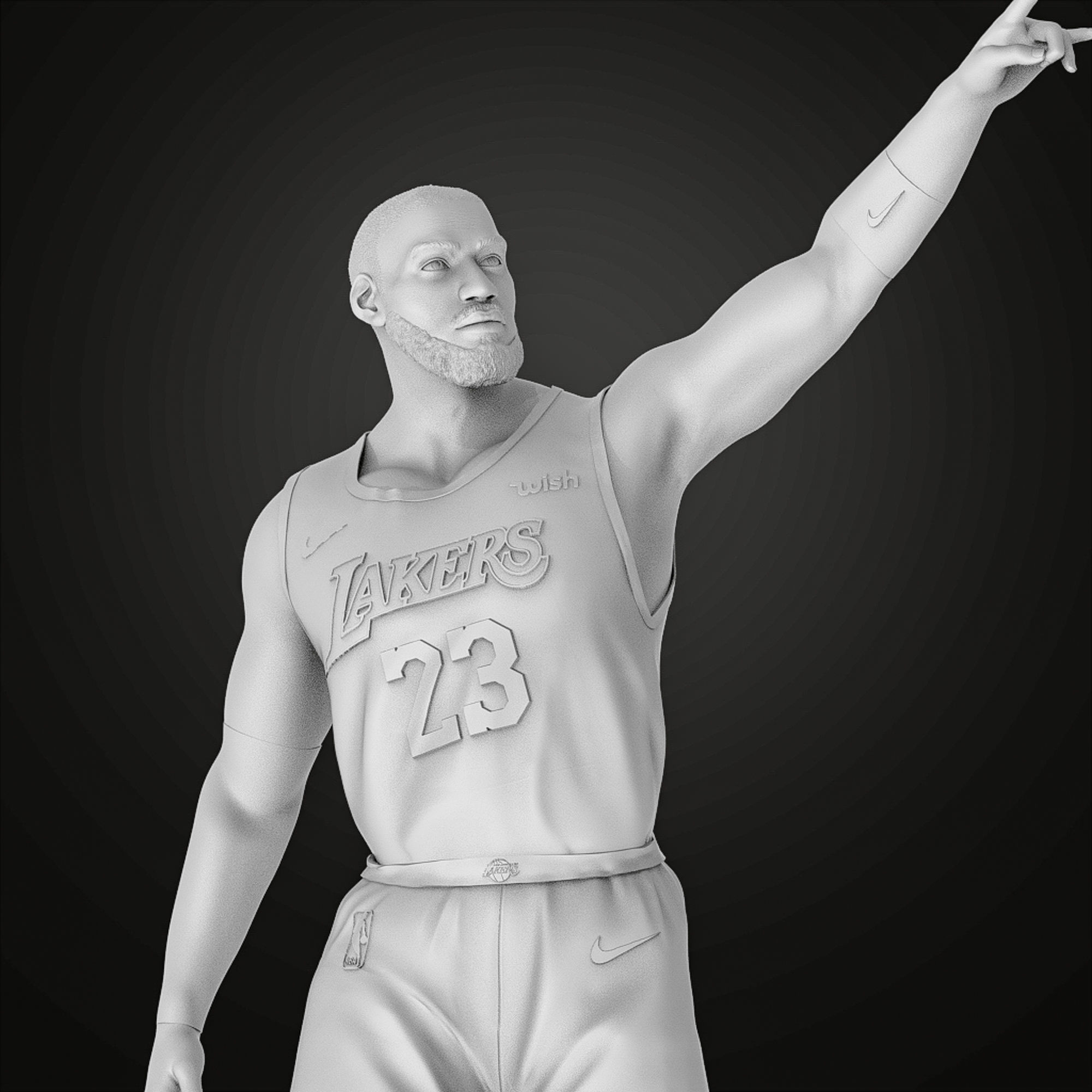 LeBron James 3D Printable 5 3D model 3D printable | CGTrader