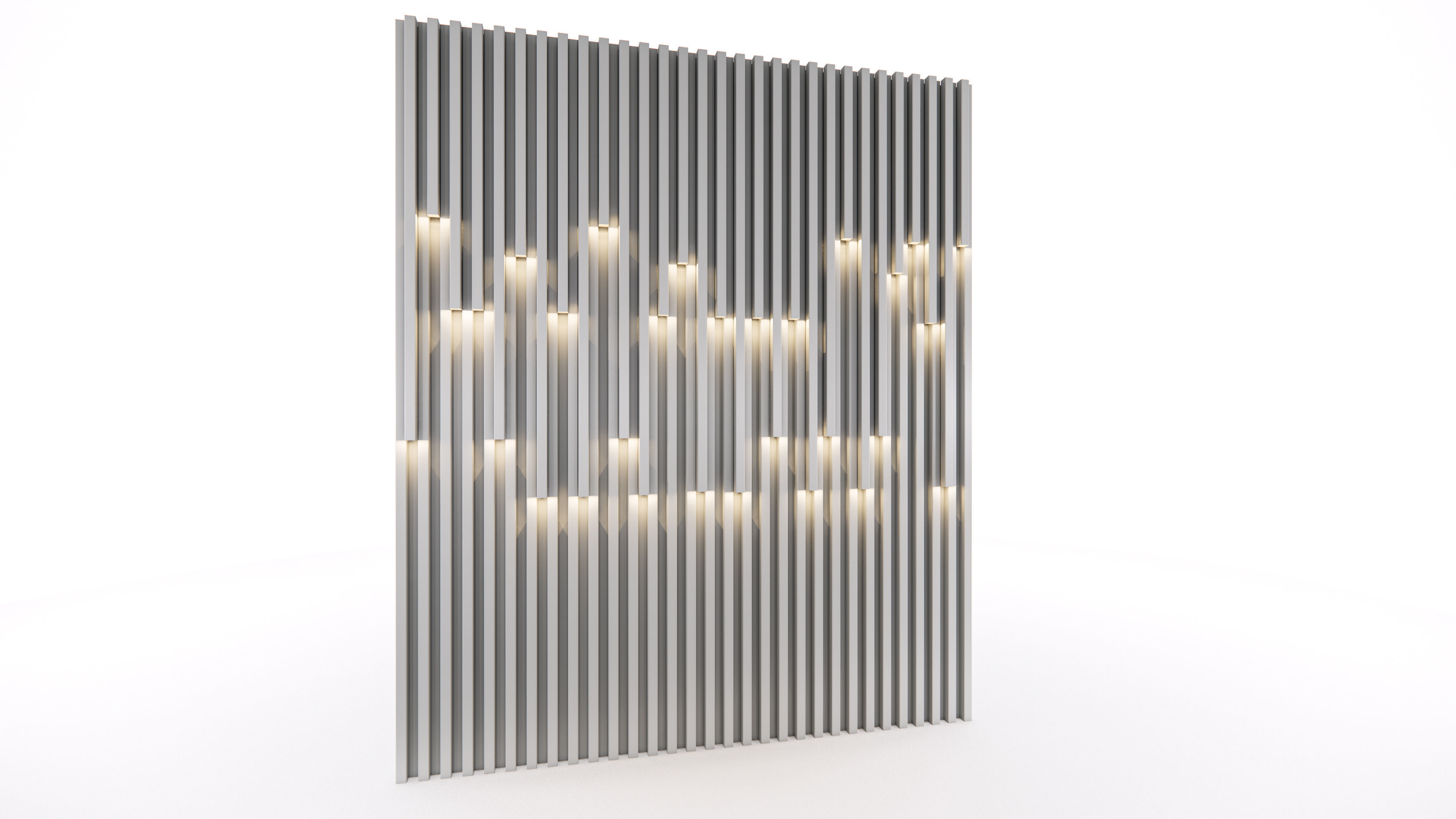 Wall decorative light 3d panel 3D model | CGTrader