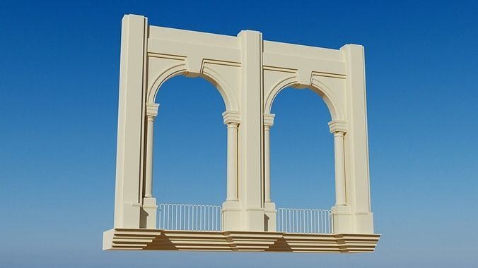 European Archway 3D model | CGTrader