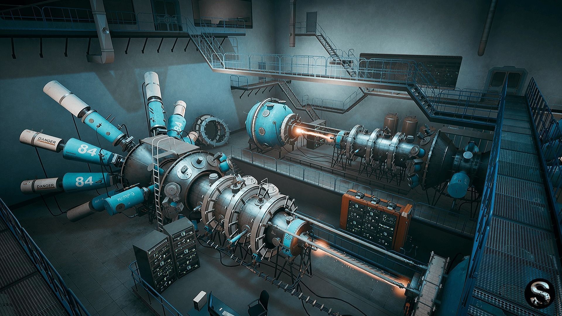 3D model Science Lab VR / AR / low-poly | CGTrader