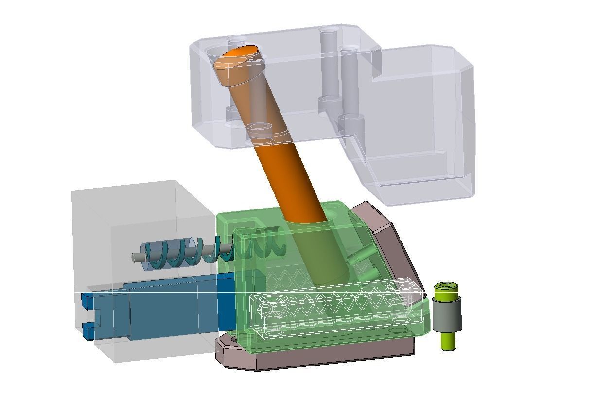 Basic 3d Slider file INJECTION MOLD 3D model | CGTrader
