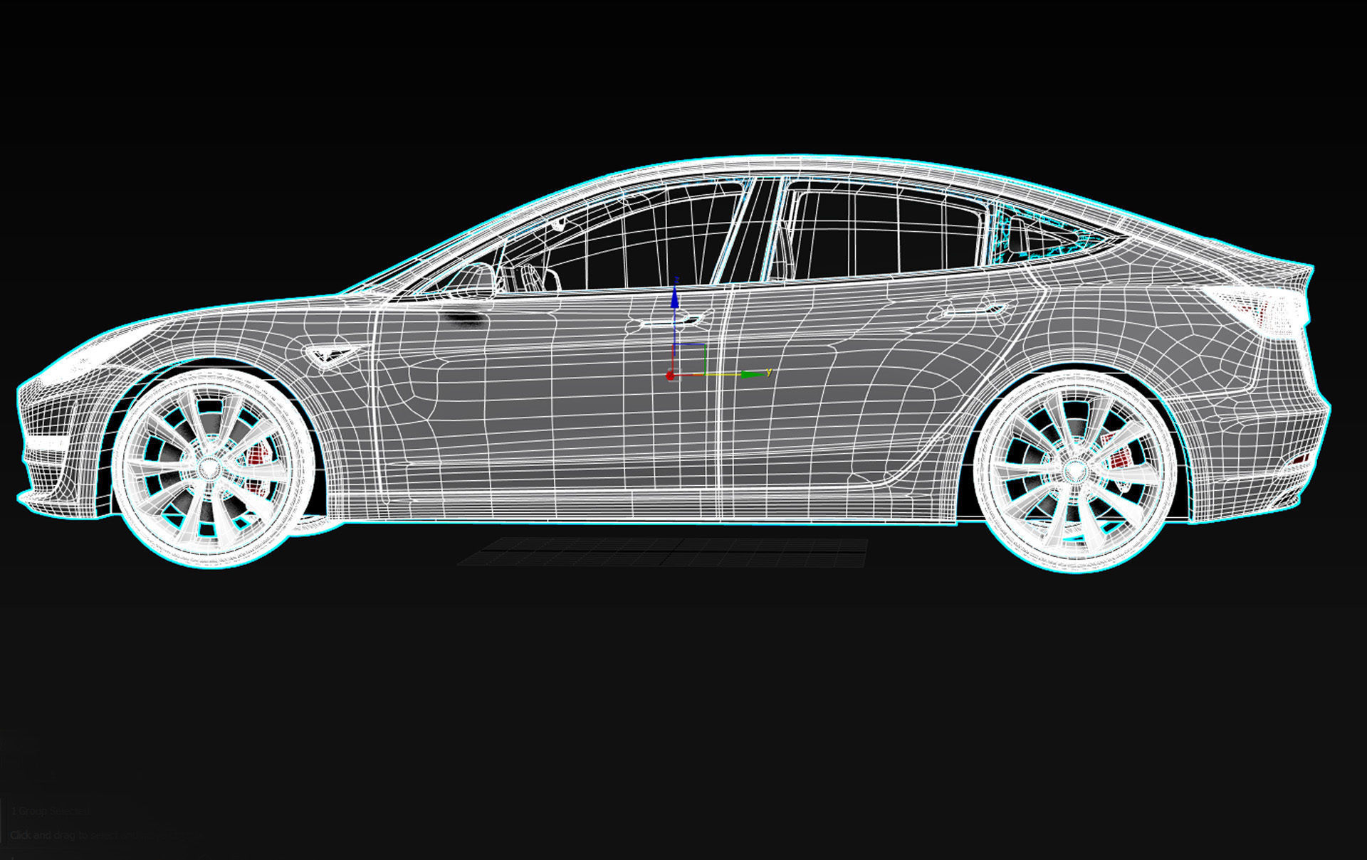 Tesla model 3 car 3D model | CGTrader