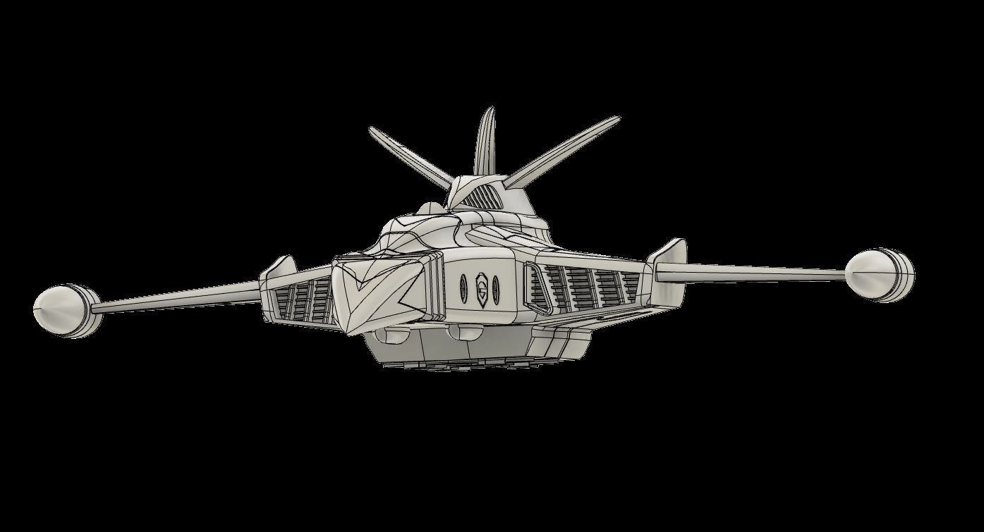 Gatchaman GOD PHOENIX starship - 3D printing model - STL 3D model 3D ...