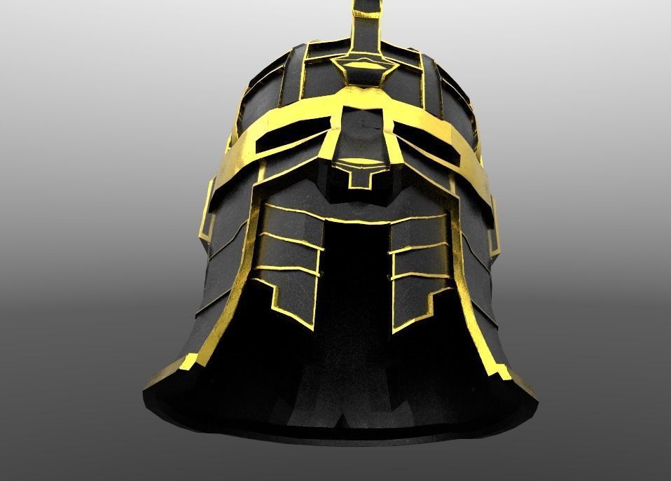 3D Printable Dwarven Helmet STL OBJ FBX and blend file 3D model | CGTrader