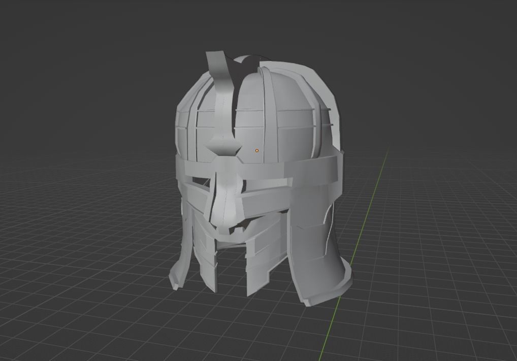 3D Printable Dwarven Helmet STL OBJ FBX and blend file 3D model | CGTrader