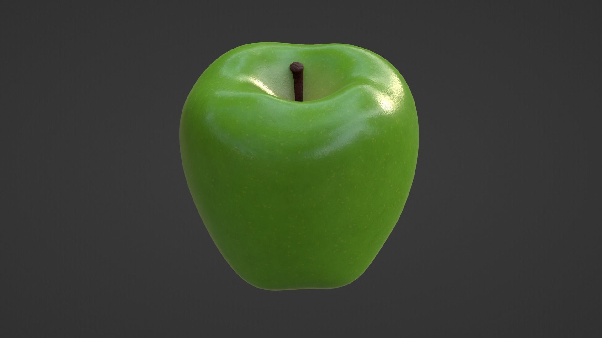 Realistic Green Apple 3D model | CGTrader