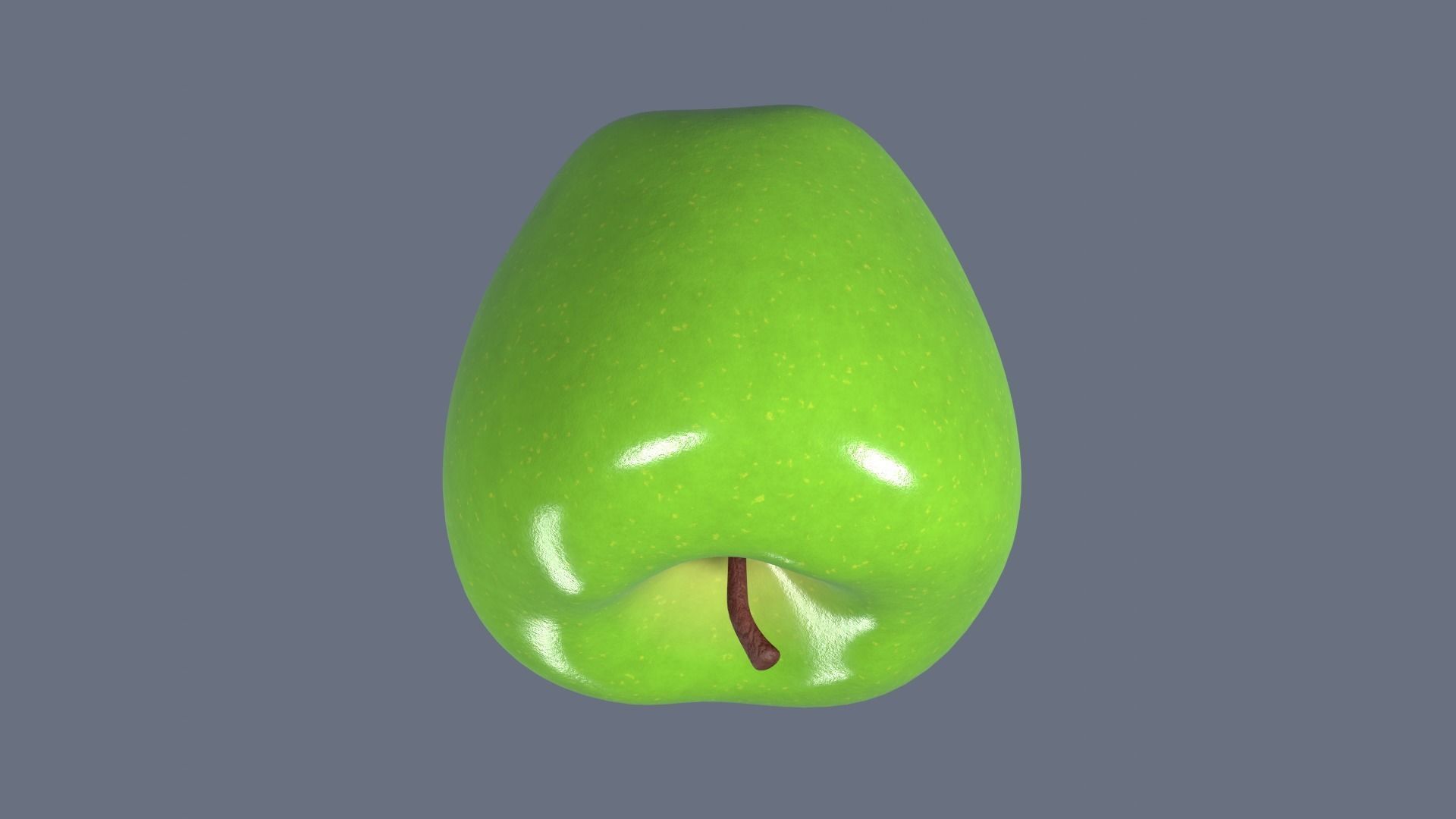 Realistic Green Apple 3D model | CGTrader