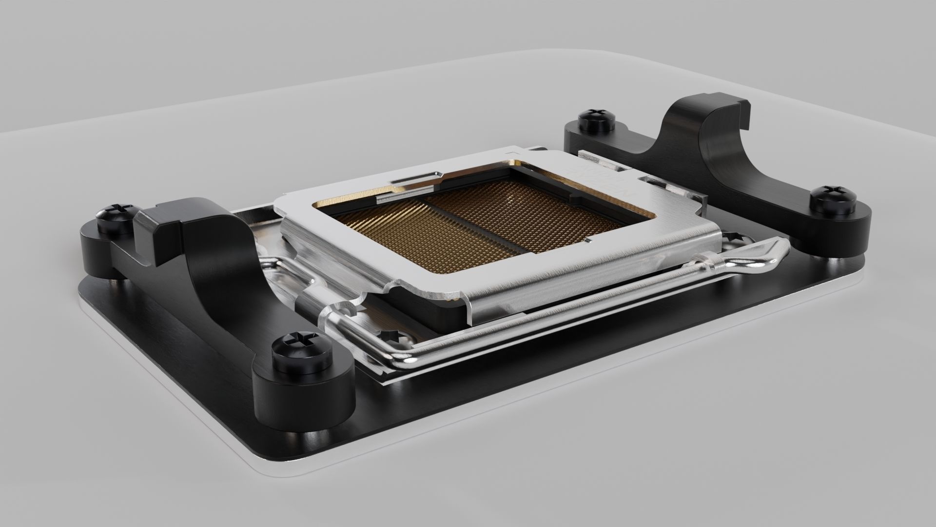 AMD AM5 Socket for Ryzen 7000 3D model | CGTrader