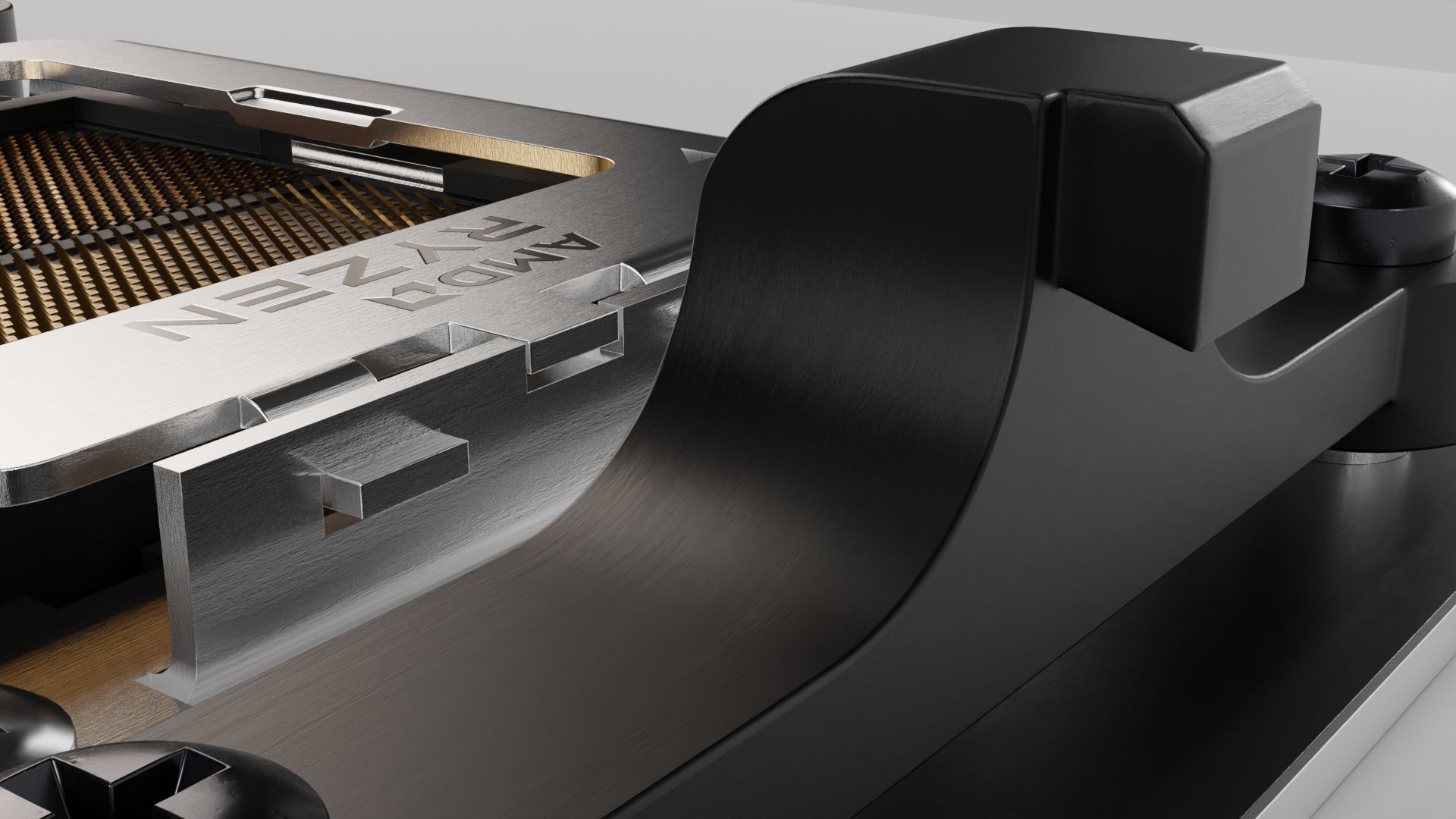 AMD AM5 Socket for Ryzen 7000 3D model | CGTrader