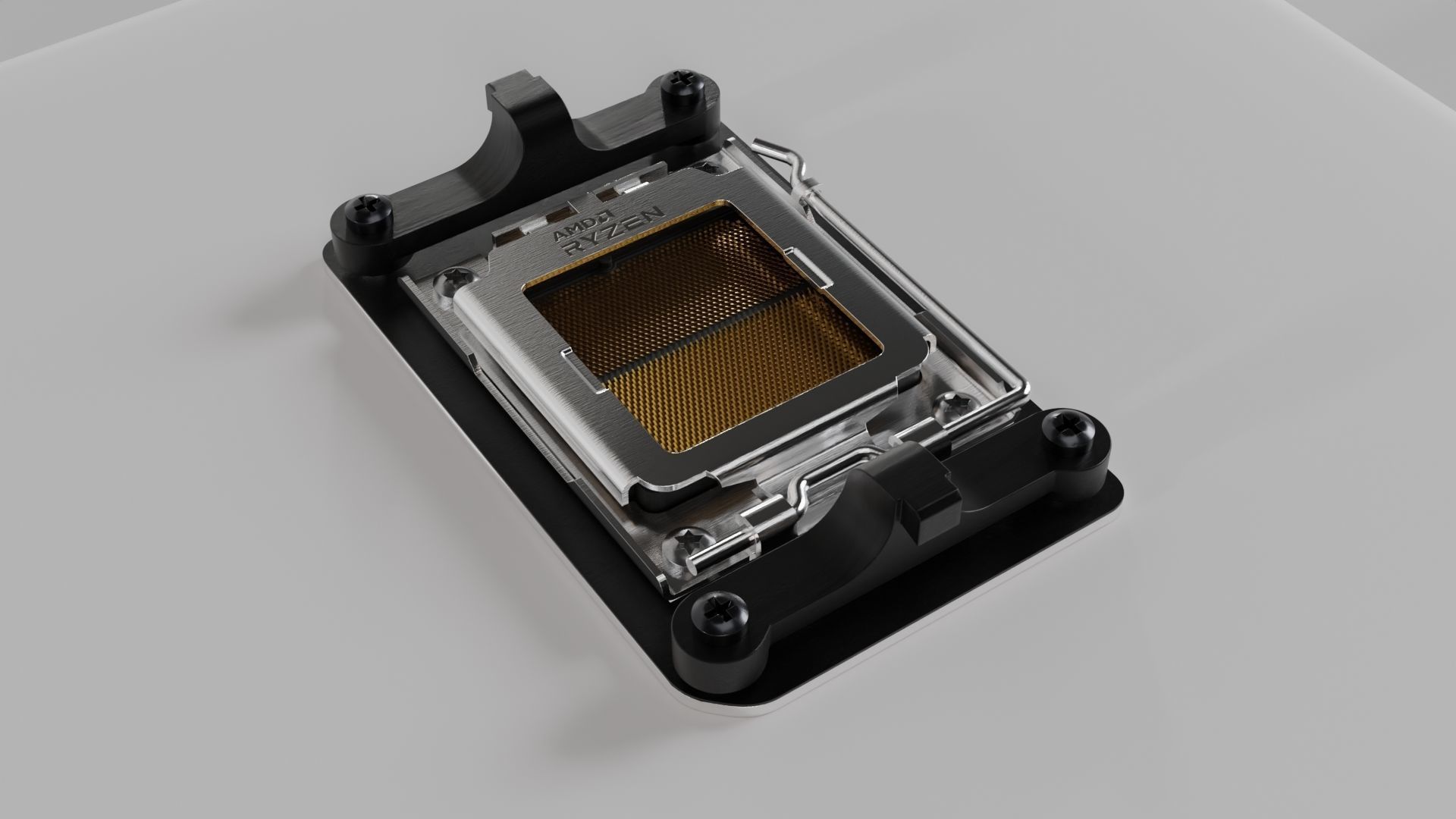 AMD AM5 Socket for Ryzen 7000 3D model | CGTrader