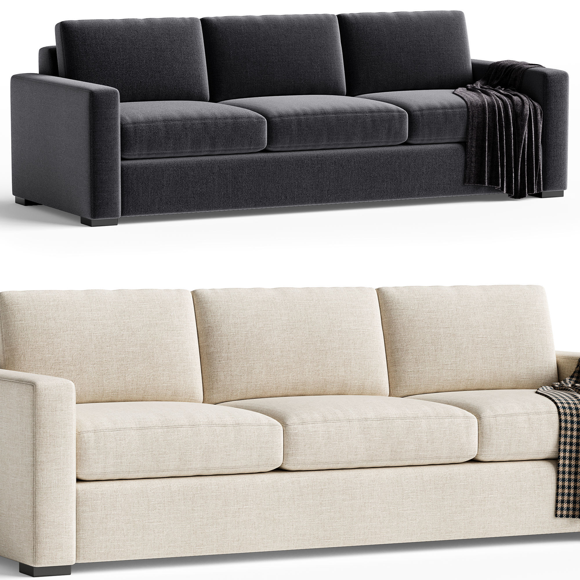 Carson Sofa 3D model | CGTrader