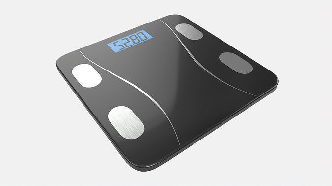 Smart Wireless Digital Scale 3D model | CGTrader