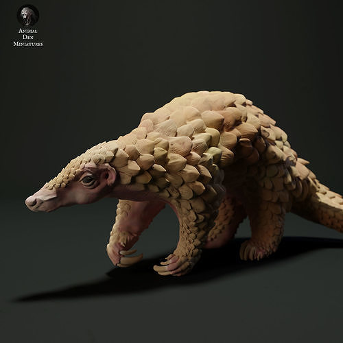 Sunda Pangolin 3D model 3D printable | CGTrader