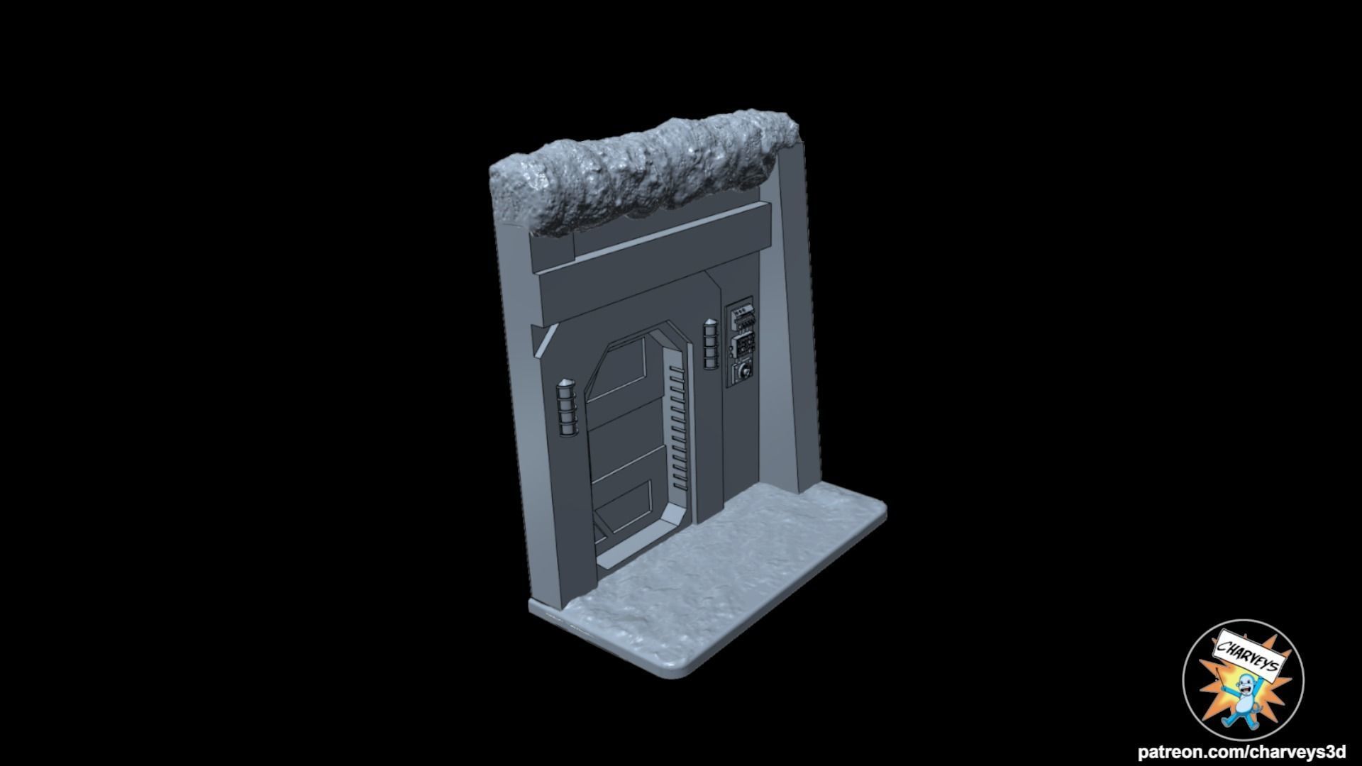 Star Wars Nevarro Street Diorama for action figures 3D model 3D ...