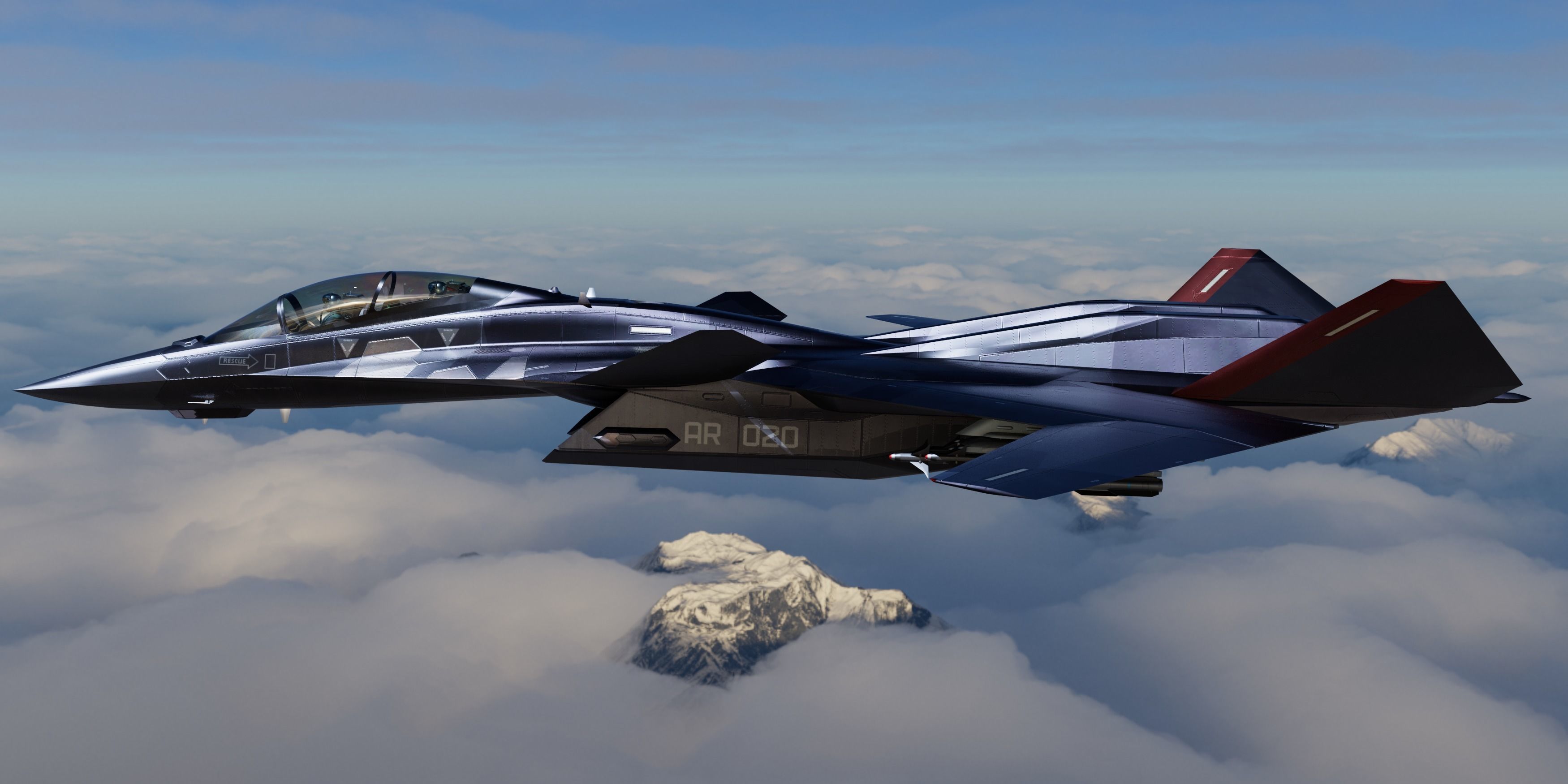 XO2 Strike Wyvern 3D model rigged | CGTrader