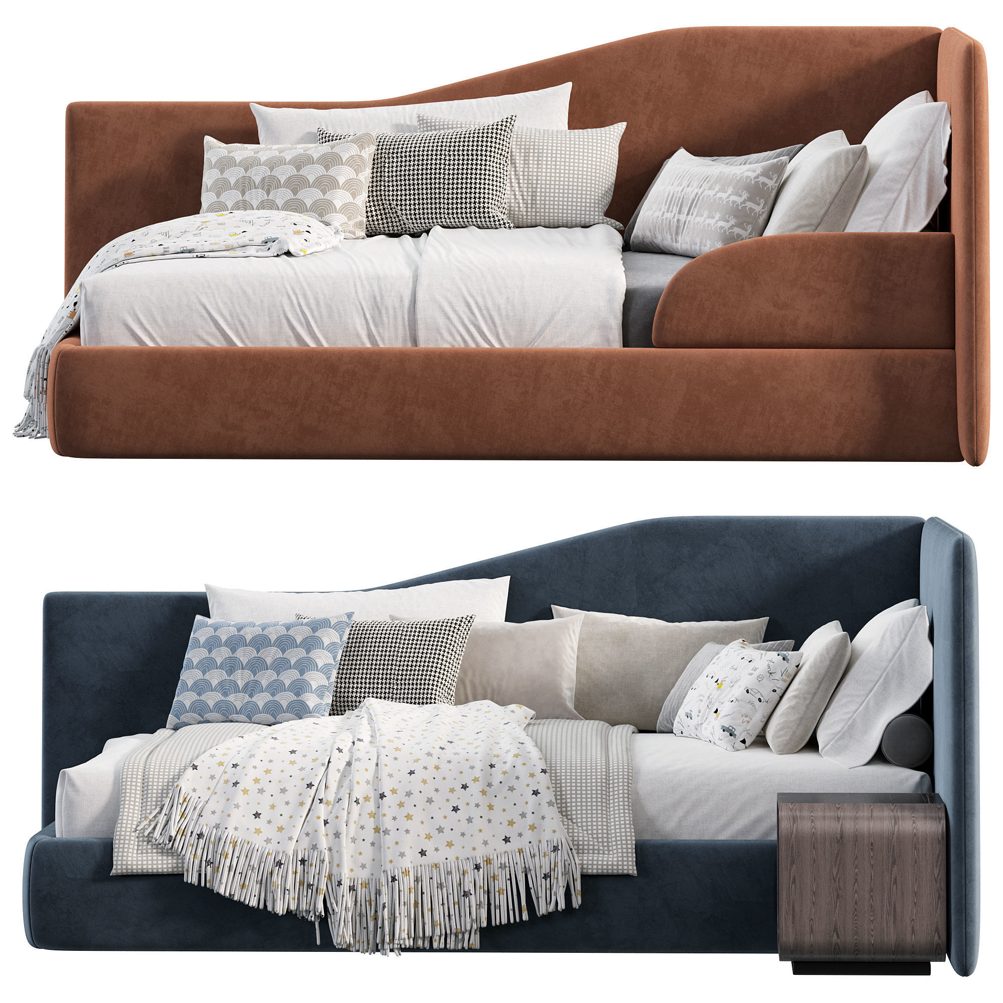 Pluto bed 3D model | CGTrader