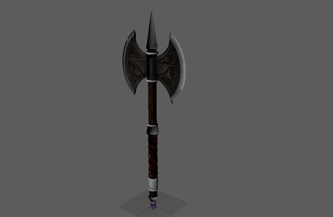 Axe Low Poly 3d model free VR / AR / low-poly 3D model | CGTrader