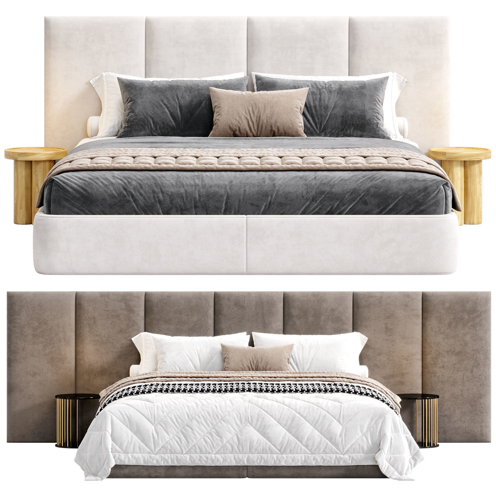 SOMMIER Bed By Flexteam 3D model | CGTrader