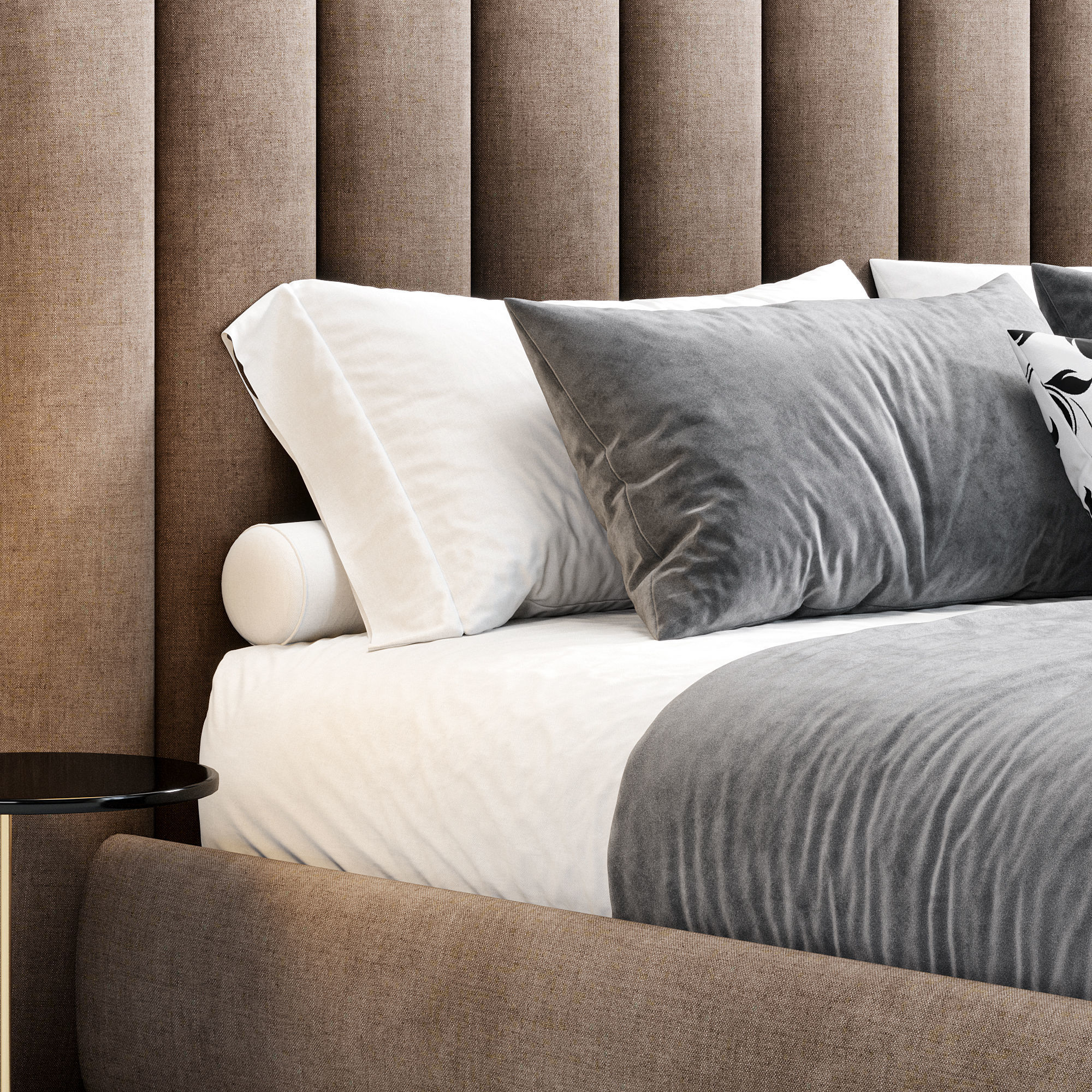 Symmetry Bed By Wallandwall 3D model | CGTrader