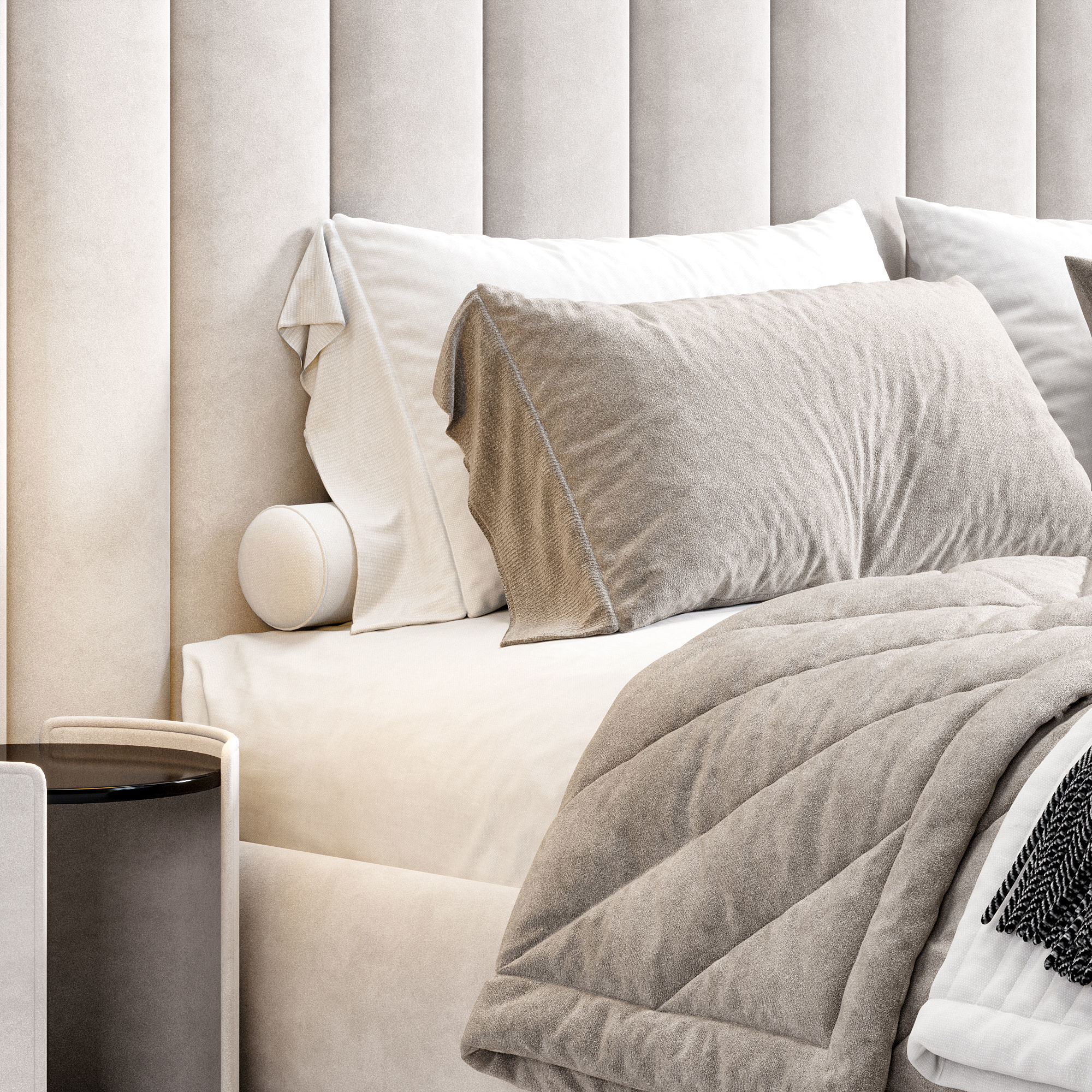 Symmetry Bed By Wallandwall 3D model | CGTrader