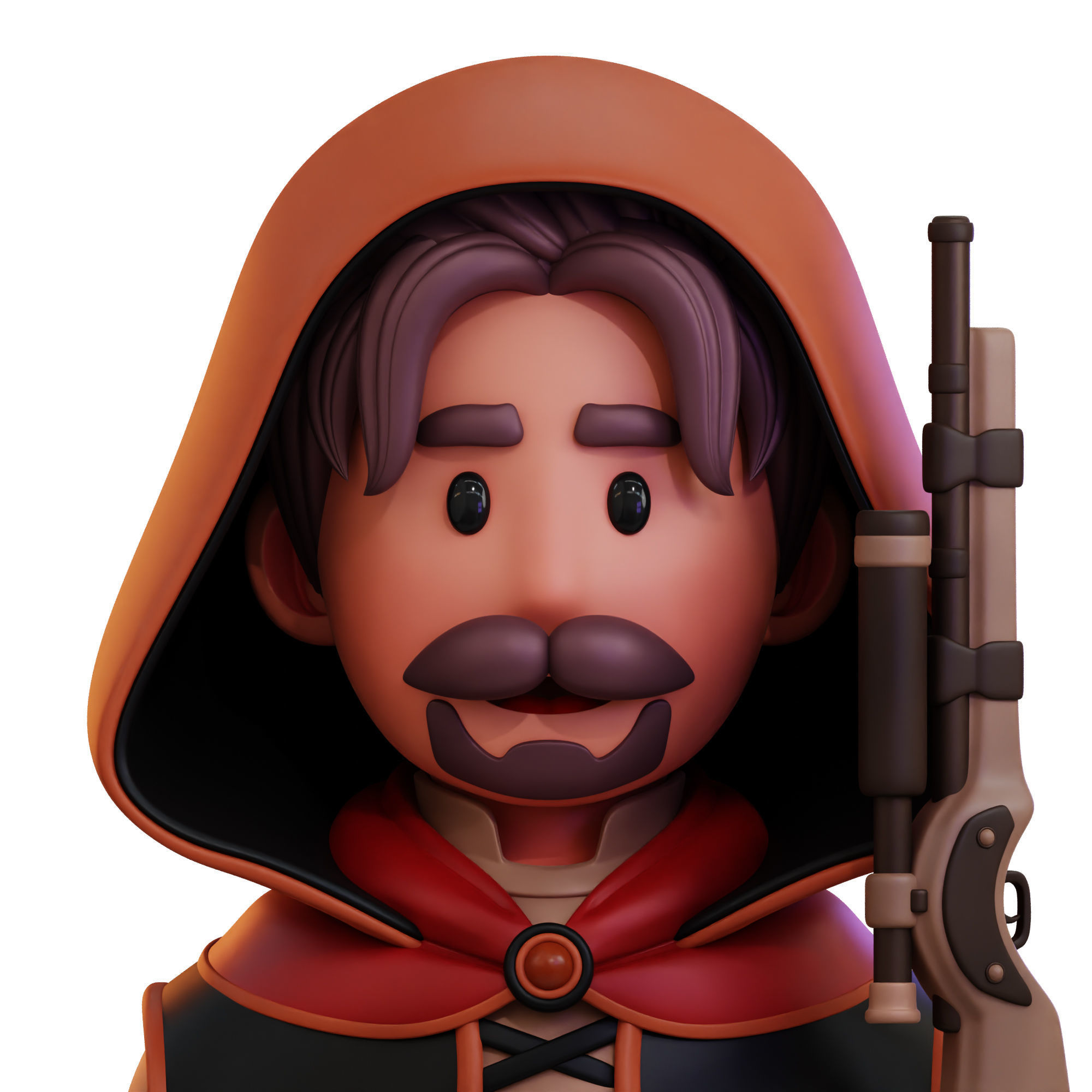 3D model Gunner Avatar 3D Icon VR / AR / low-poly | CGTrader