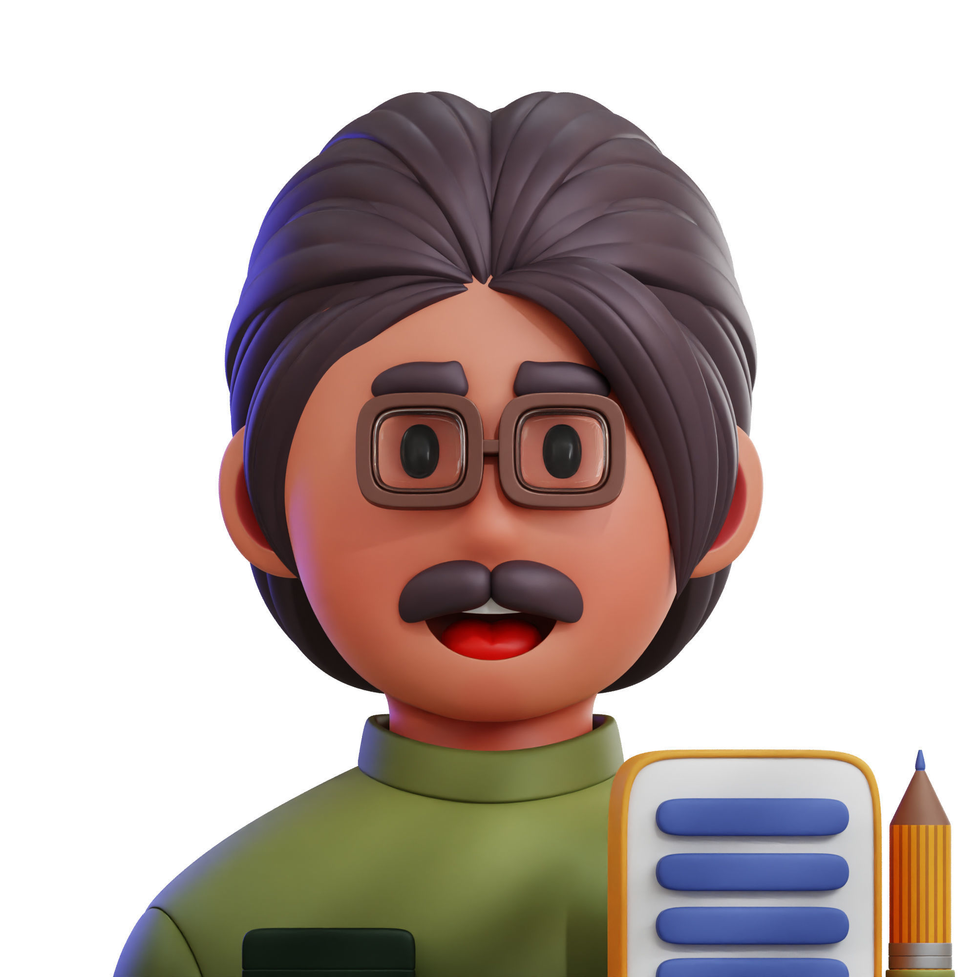 3D model Author Avatar 3D Icon VR / AR / low-poly | CGTrader