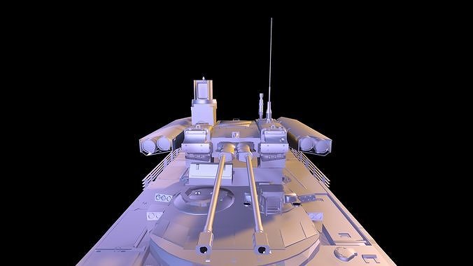 BMPT-T14 Russia 3D model animated rigged | CGTrader
