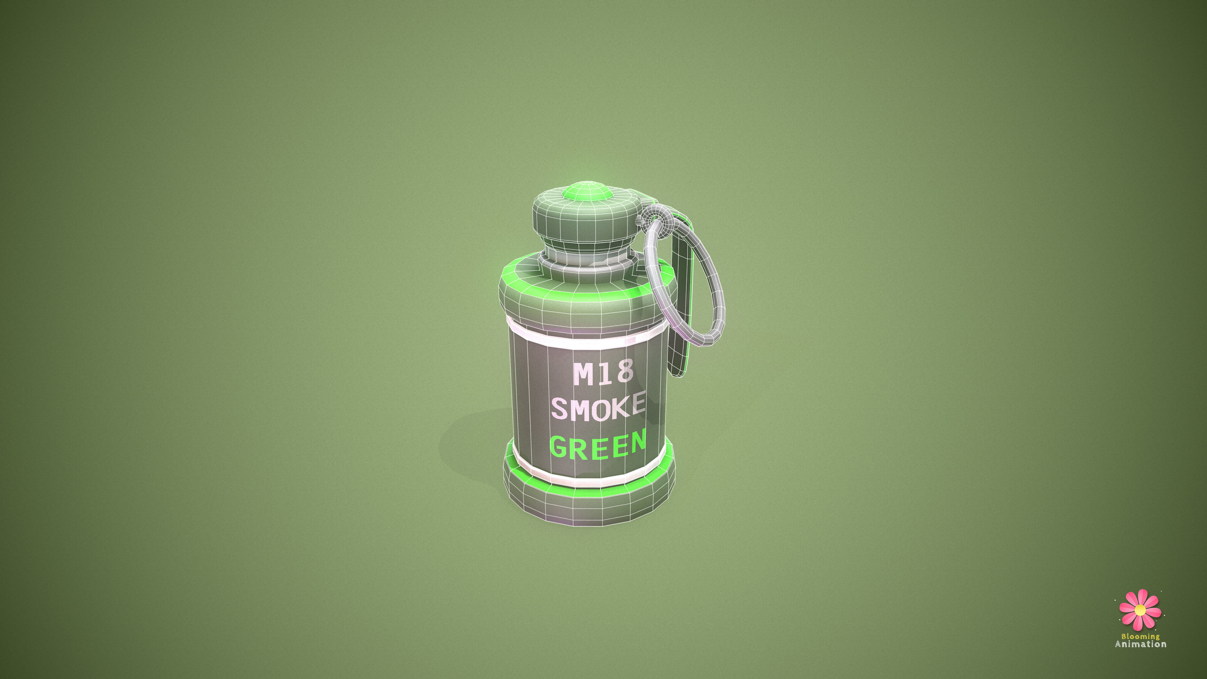 3D model Stylized Smoke Bomb VR / AR / low-poly | CGTrader