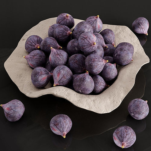 Black Fig 3D model | CGTrader