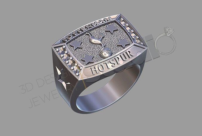 ring Tottenham spurs 3d model 3D model 3D printable | CGTrader